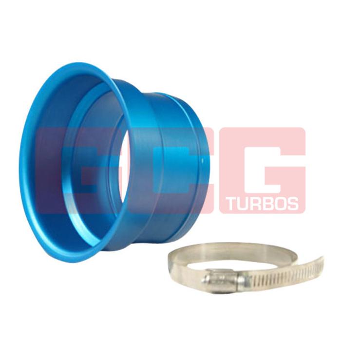 billion thermal air intake funnel with clamp 75mm anodised blue bil ...