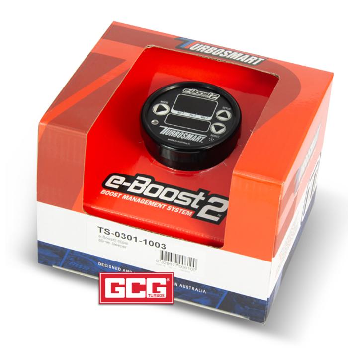 Turbosmart e-Boost2 Boost Controller 60mm Black Face/Black Bezel (60psi)