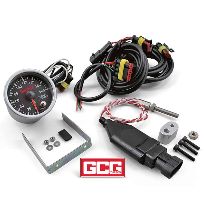 Garrett Turbo Speed Sensor + Gauge Kit Threaded Sensor Type. Includes ...