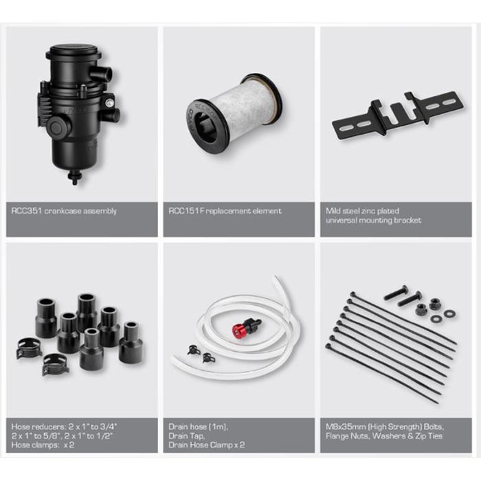 Ryco RCC351K Universal Crankcase Filter Kit