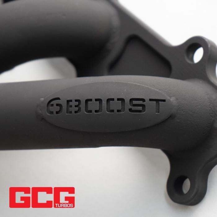 6boost high mount turbo manifold sr20 t4 twin entry twin wastegate 6b ...