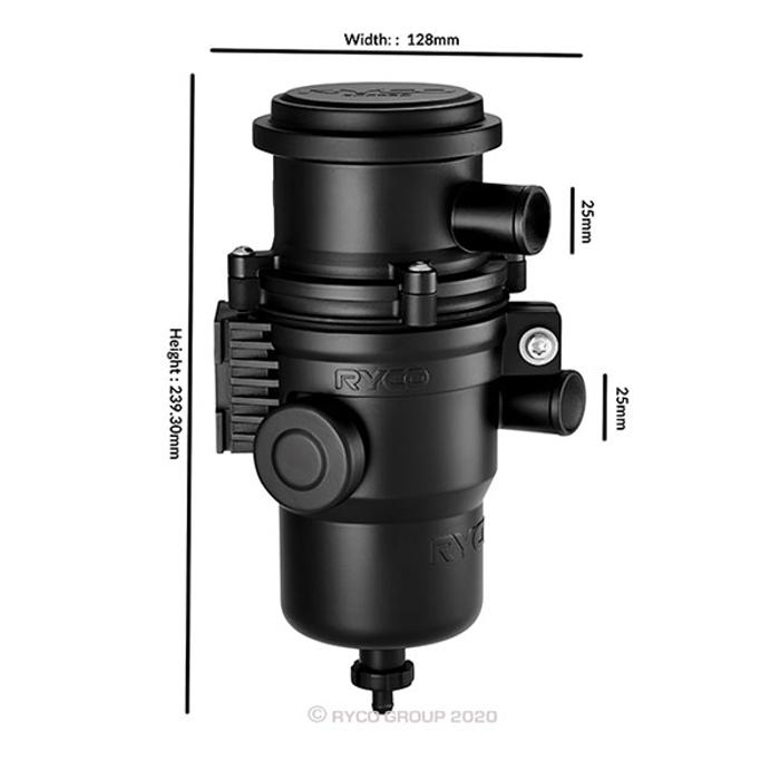 Ryco RCC351 Universal Crankcase Filter Assembly Only