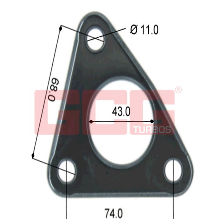 permaseal gasket turbine inlet nissan patrol y61 rd28t 701196 5007s ...