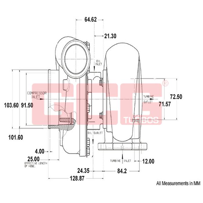 garrett motion turbo charger gt4088 1.34a r 650hp g703457 5002s