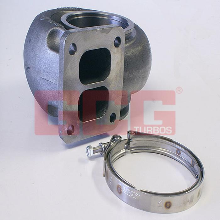 garrett motion turbine housing 1.28a r ewg gt42r twin entry t04 v band ...