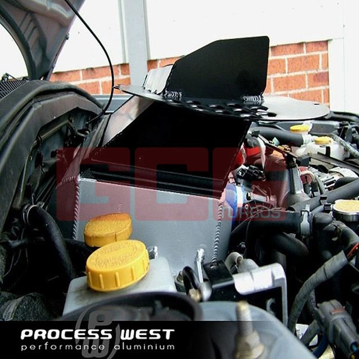 Process West Intercooler Kit Top Mount Subaru WRX/STi 1997-1998 (Black)
