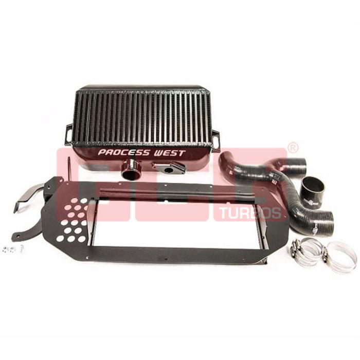 Process West Intercooler Kit Top Mount Subaru WRX/STi 1999-2000 (Black ...