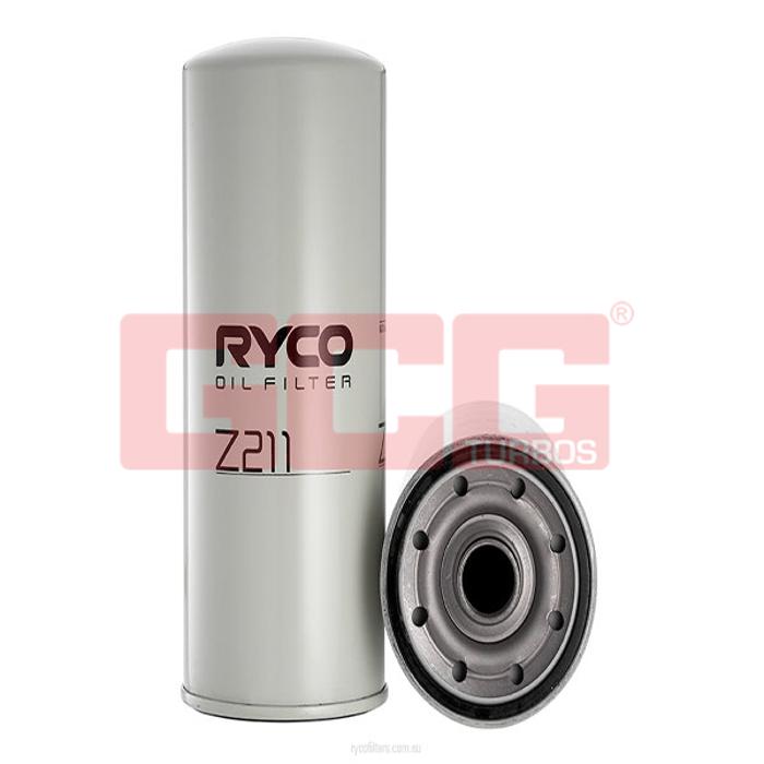 Ryco Z211 Oil Filter Caterpillar Engines Mack trucks Volvo Engines